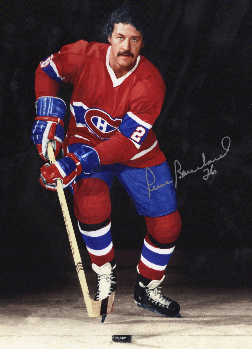 Pierre Bouchard Autographed 8x10 Photo - Action – Memorable Authentic