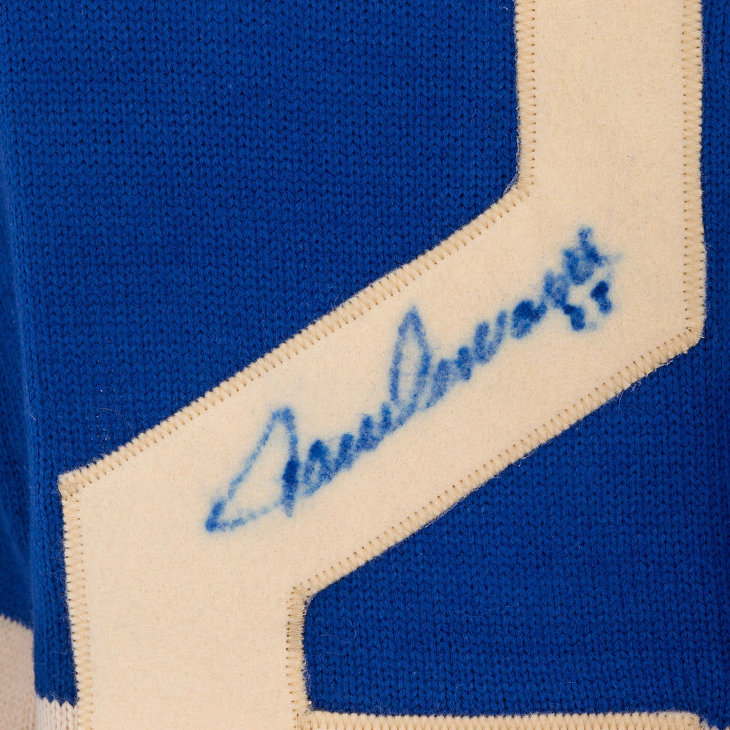 (PAST AUCTION) LOT 59: JACQUES LEMAIRE AUTOGRAPHED CENTENNIAL WOOL JER ...
